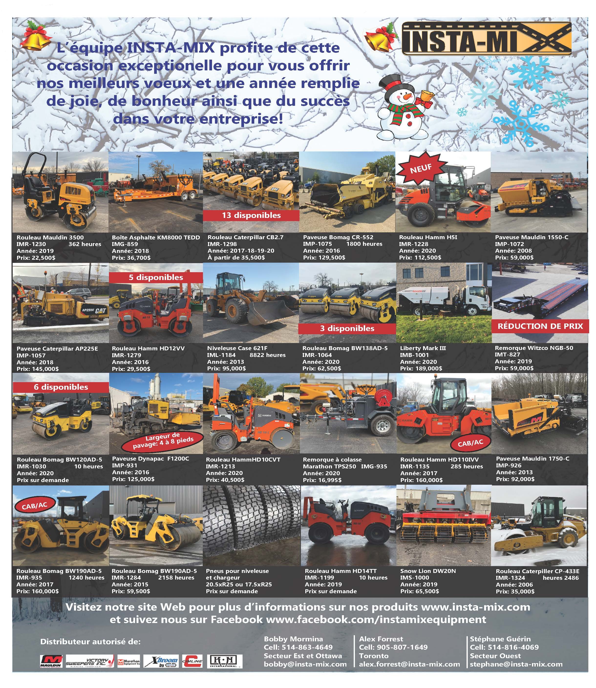 Publicité du mois Insta-Mix